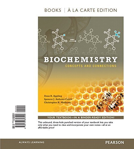 Biochemistry: Concepts and Connections, Books a la Carte Edition 1st ...