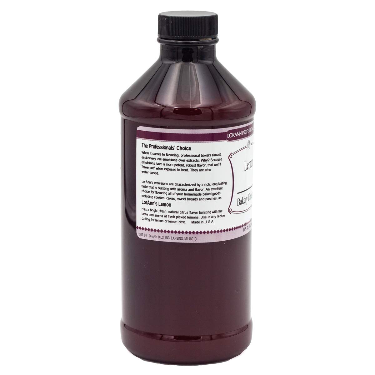 Snapklik.com : Lorann Oils Lemon Bakery Emulsion: Tangy Lemon Essence ...