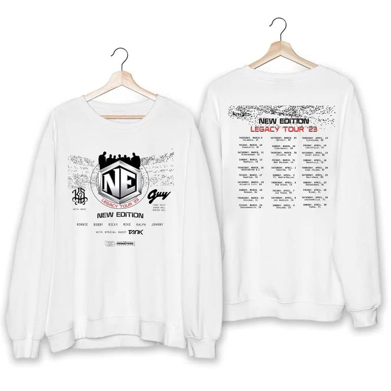 New Edition Legacy Tour 2023 Shirt, New Edition Concert 2023 For Fan ...