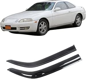 Car Front Rear Wind Deflectors for Lexus SC300 SC400 Z30 1992-2000 Side ...