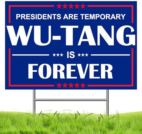 Amazon.com : President are Temporary Forever Yard Sign, 12x18 Inhes (6 ...