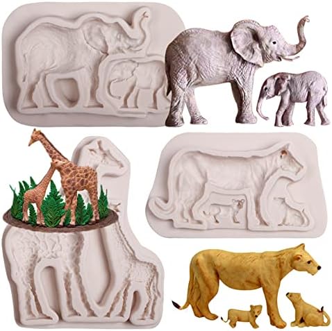 Amazon.com: Safari Animal Fondant Mold Flamingo Silicone Molds,Safari ...