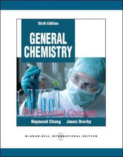 General Chemistry: The Essential Concepts by Raymond Chang (2010-11-01 ...