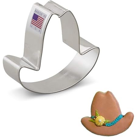 Amazon.com: Ann Clark Cookie Cutters Cowboy Boot Cookie Cutter, 3.5 ...