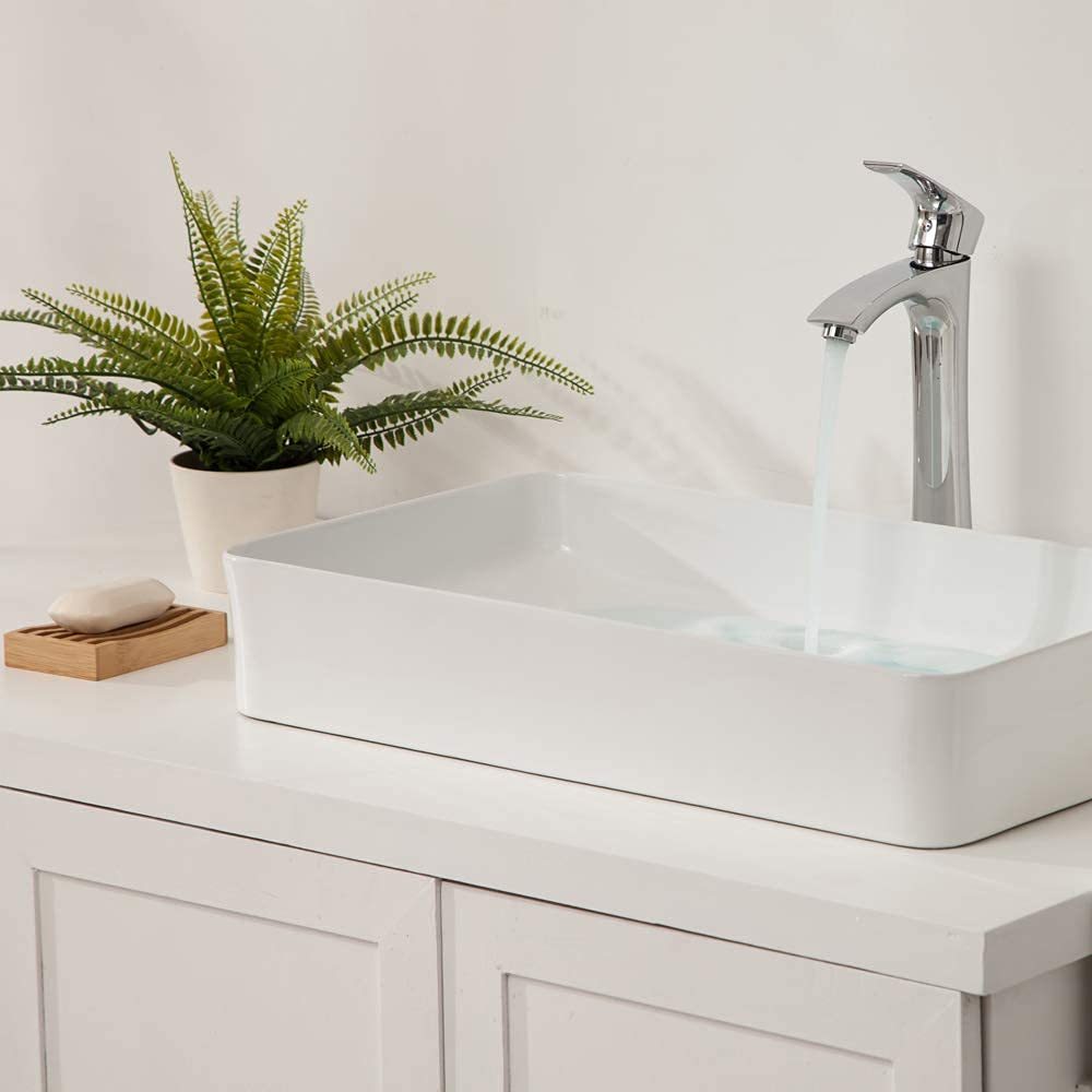 Snapklik.com : 24 Vessel Sink Rectangle - 24 X 14 Inch Bathroom Sink Modern Large Rectangular ...