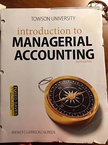 Introduction to Managerial Accounting with Connect and Study Guide ...