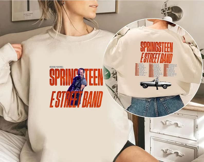 Trendy Bruce Springsteen And The E Street Band Tour 2023 Double Sided ...