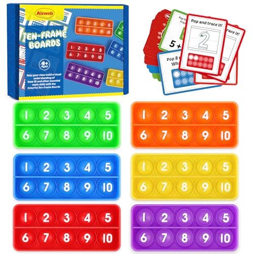 Snapklik.com : Aizweb Ten-Frame Math Manipulative For Elementary ...