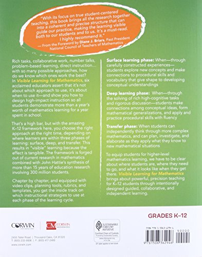 Visible Learning for Mathematics, Grades K-12: What Works Best - Want ...