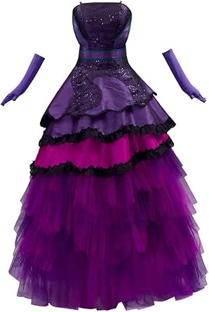Amazon.com: MelangCos Musical Movie Cosplay Mal Costume Women's ...