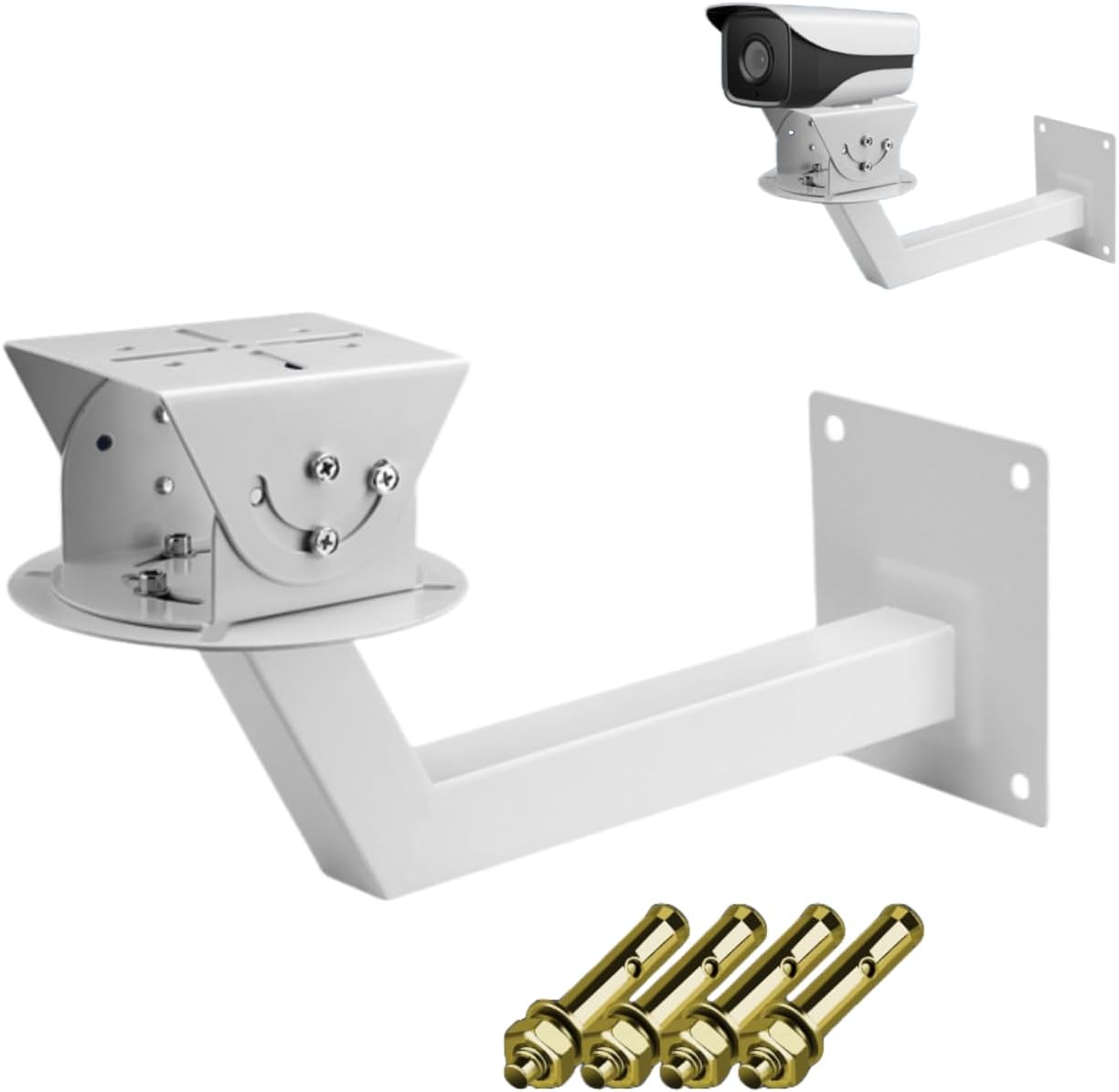 Amazon.com : CTXSumTec 16" CCTV Heavy Duty Security Camera Mount Bracket, Adjustable Universal ...
