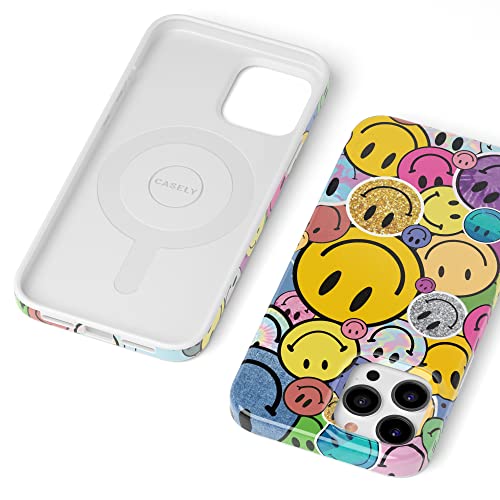 Snapklik.com : Casely iPhone 14 Pro Max Case All Smiles Smiley Face ...
