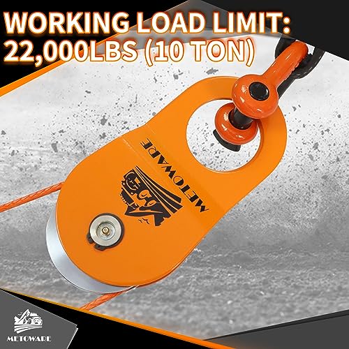 Snapklik.com : Snatch Block Pulley,Heavy Duty 10 Ton Winch Snatch Block ...