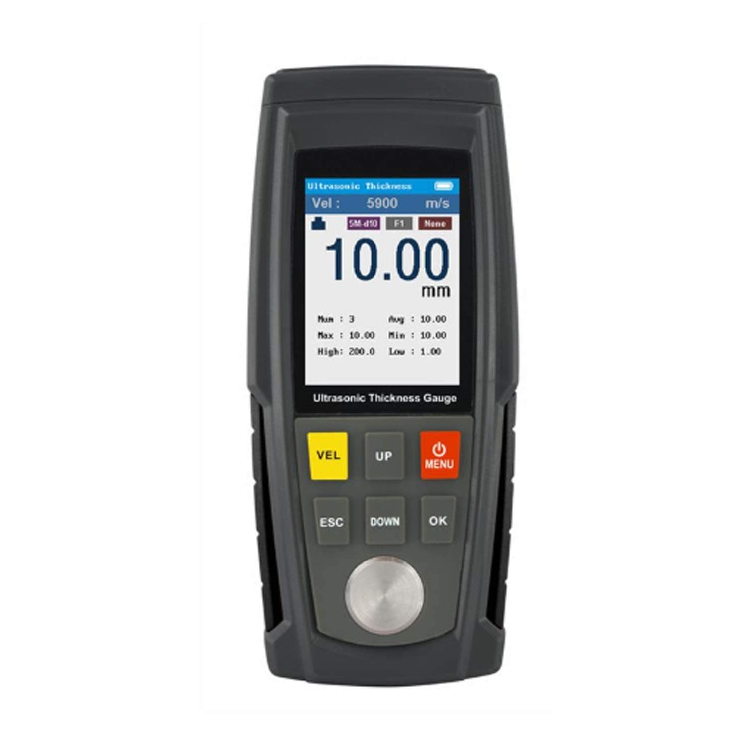 Portable Meter Ultrasonic Thickness Gauge Wt130a Ndt Equipment For Pipe ...