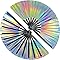 Amazon.com: Holographic Laser Colors Hand Fan,1Pcs Clack Handheld Fan ...