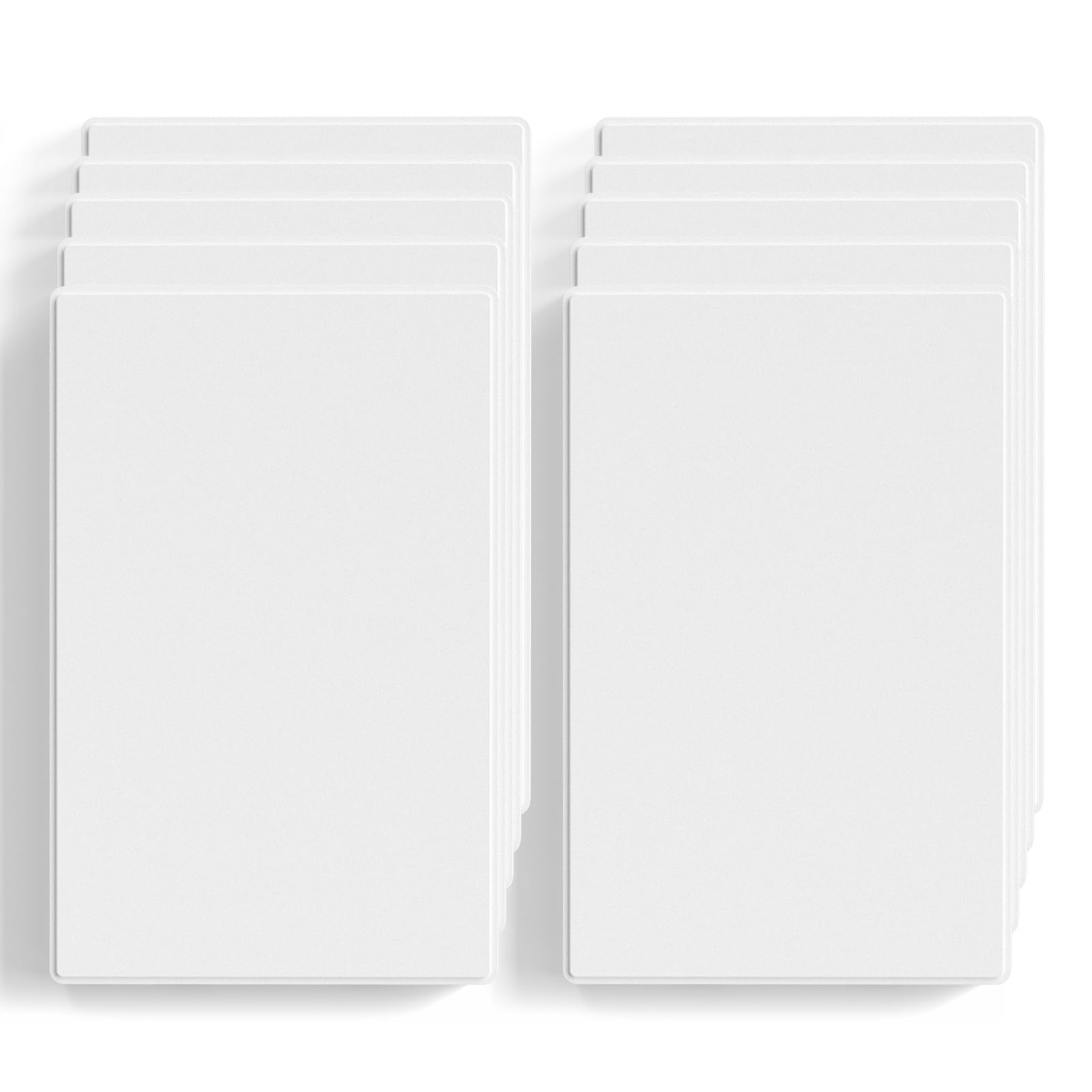 ELEGRP Blank Wall Plate Cover, 1-Gang Screwless Blank Outlet Plate, Mid ...