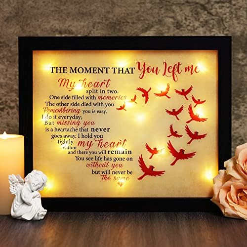 Memorial Gifts LED Shadow Box - Sympathy Gift for Loss of Mother Mom ...