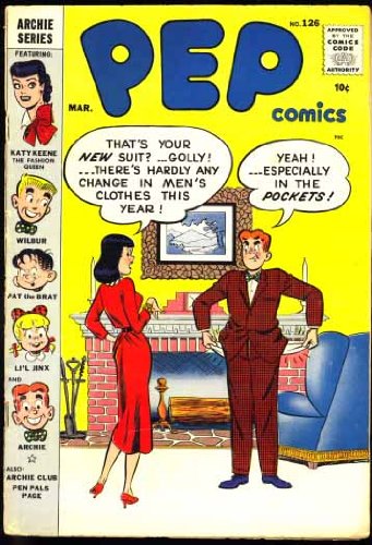 Amazon.com: "Pep" Archie Comic #126 March 1958: Veronica Lodge: Books