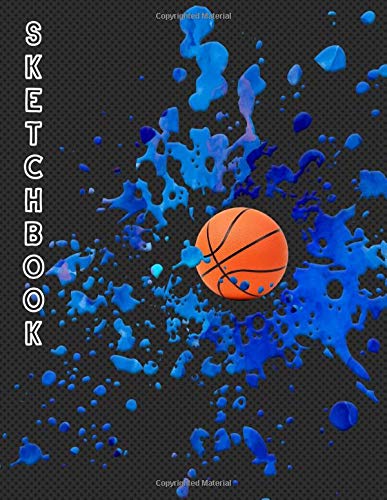 Sketchbook: Basketball Sketch Book for Teens and Girls | Blank White ...