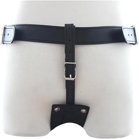 Cjxqbh Leather Chastity Beltstrap On Butt Plug Harness 1972