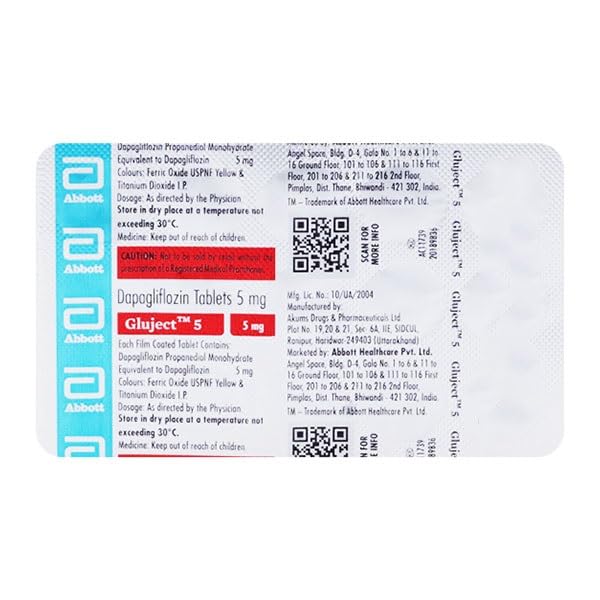 Gluject 5 - Strip of 15 Tablets : Amazon.in: Health & Personal Care