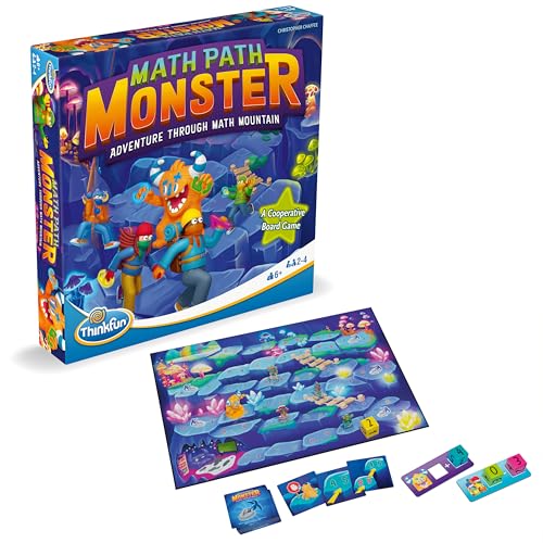 Snapklik.com : Math Path Monster: The Cooperative Board Game Using Math ...