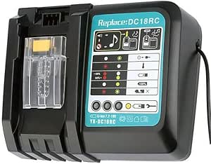Amazon.com: CYDZ® Replacement for Makita 18V Battery Charger DC18RC ...