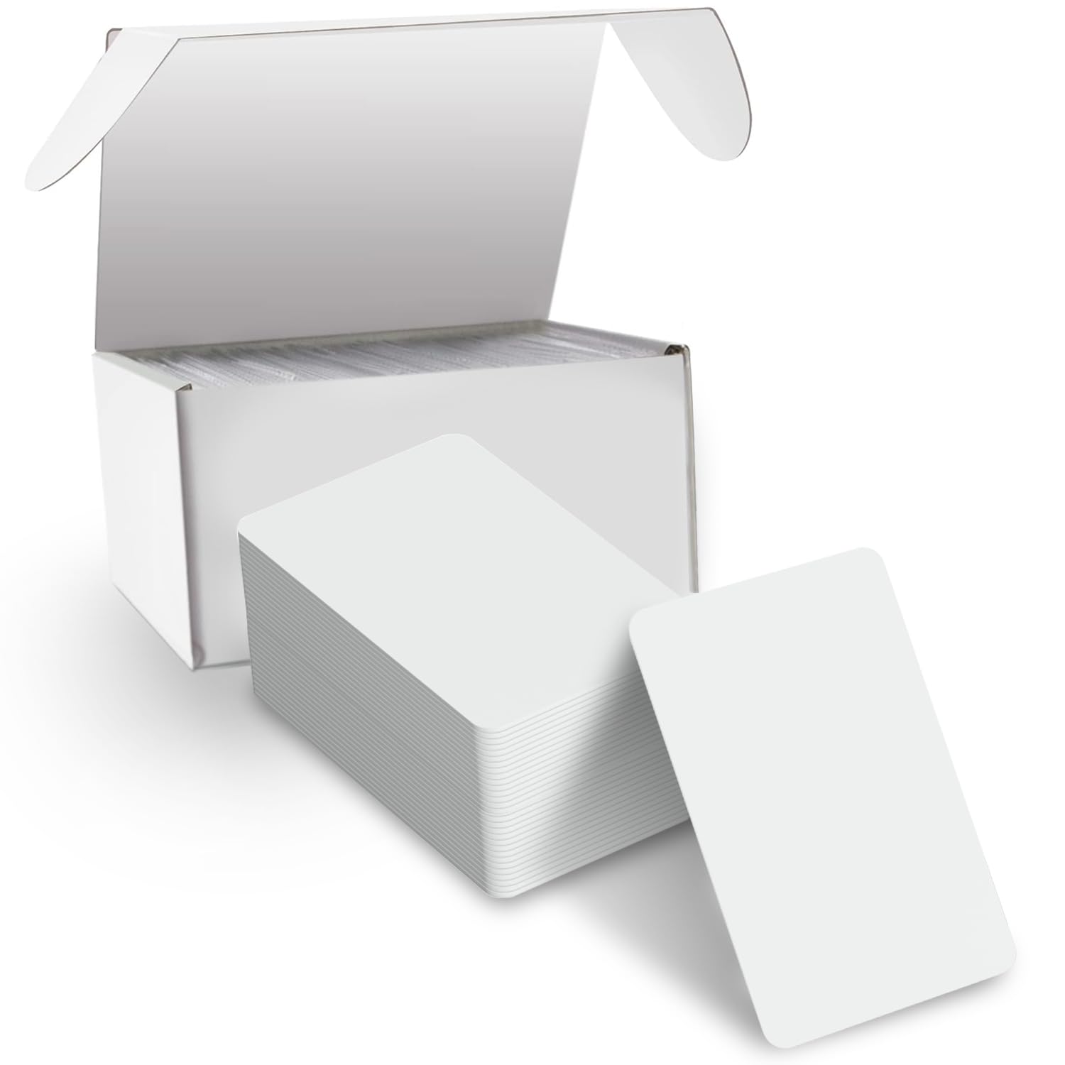 Amazon.com : 100 Pack CR80 30 mil ID PVC Cards Graphic Quality PVC ...