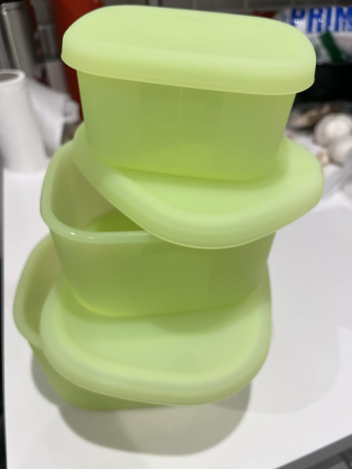 Viotiin Silicone Food Storage Containers with Airtight Lids, Set of 3 ...