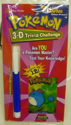 Pokemon 3-D Trivia Challenge: Marill (Mini Book and reveal pen): Golden ...