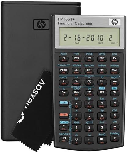 Amazon.com : HP 10bII+ Financial Calculator – 100+ Functions for ...