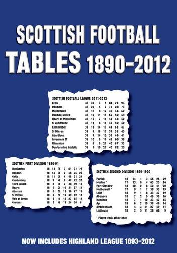 Scottish Football Tables 1890-2012: Mike Ross: 9781862232372: Amazon ...