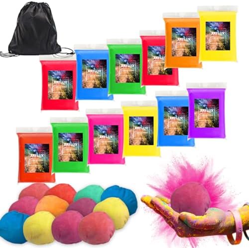 Amazon.com: 35 Holi Color Chalk powder packets of 50 grams each ...