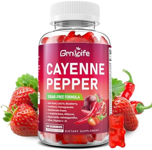 Amazon.com: Cayenne Pepper Beet Root Gummies, with Beetroot Garlic ...