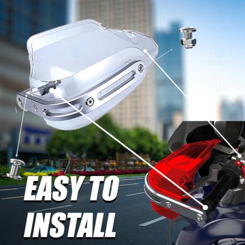 Universal Bike Hand Guards Protectors | Wind Deflector Made for Hand ...