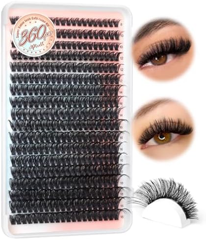 Amazon.com: Calphdiar Fluffy Lash Clusters Thick Volume Eyelash ...