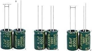 Amazon.com: QZLIBEFUD 400v 2.2uf 4.7uf 6.8uf 10uf 15uf 22uf 33uf 47uf 68uf 82uf 100uf 120uf ...