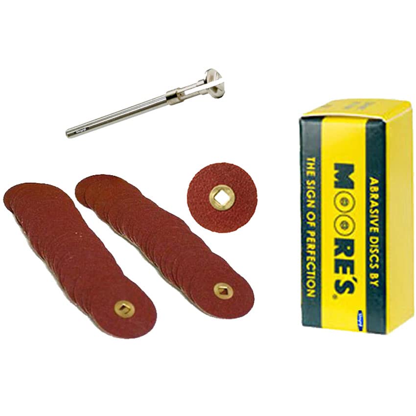 Amazon.com: Moore's Sanding Discs Dia. 7/8" Fine Grip Aluminum Oxide ...