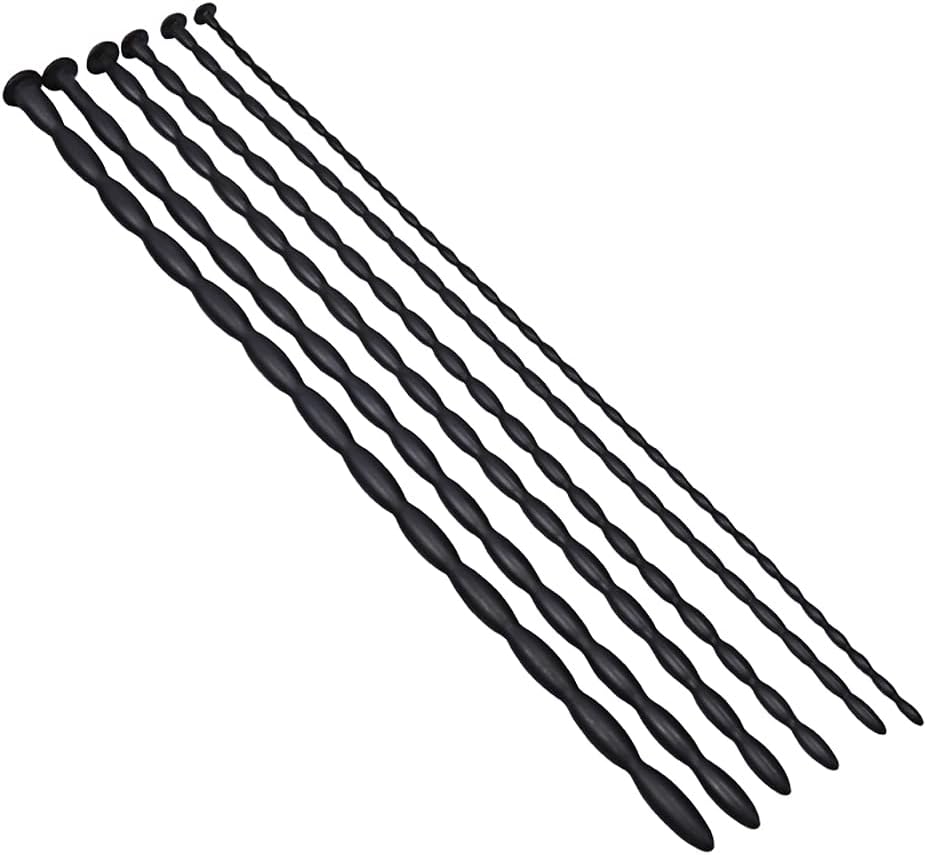 Urethral Sounds, 6 PCS Set Silicone Penis Plug Multi Beads Urethral ...