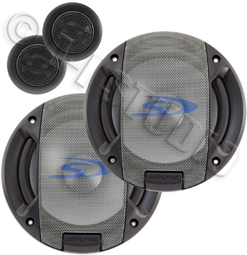 Alpine Type-S SPS-600C - Car speaker - 80 Watt - 2-way - component ...