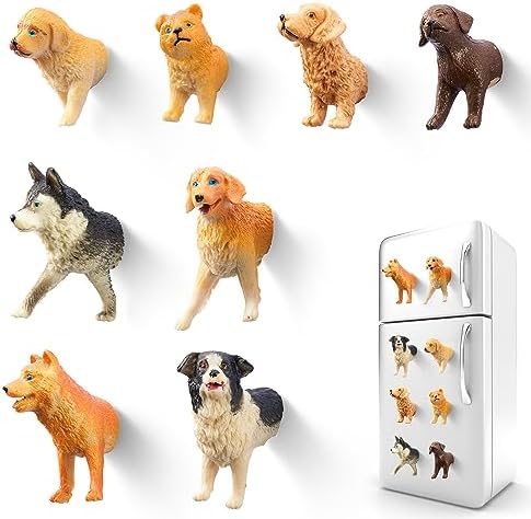 Amazon.com: 8 Dog Magnets- Bring The Cute and Funny Half of The Dog's ...