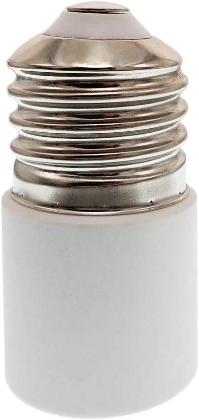 Amazon | 口金変換 アダプター E39口金延長アダプター E39-E39電球 ソケット 口金 照明補助器具 (E39-E39, PC+銅) | SUPCF | 口金変換アダプタ 通販