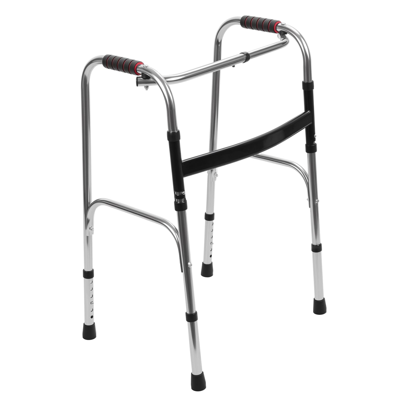 Amazon.com: Foldable Walker, Height Adjustable Stainless Steel Medical ...