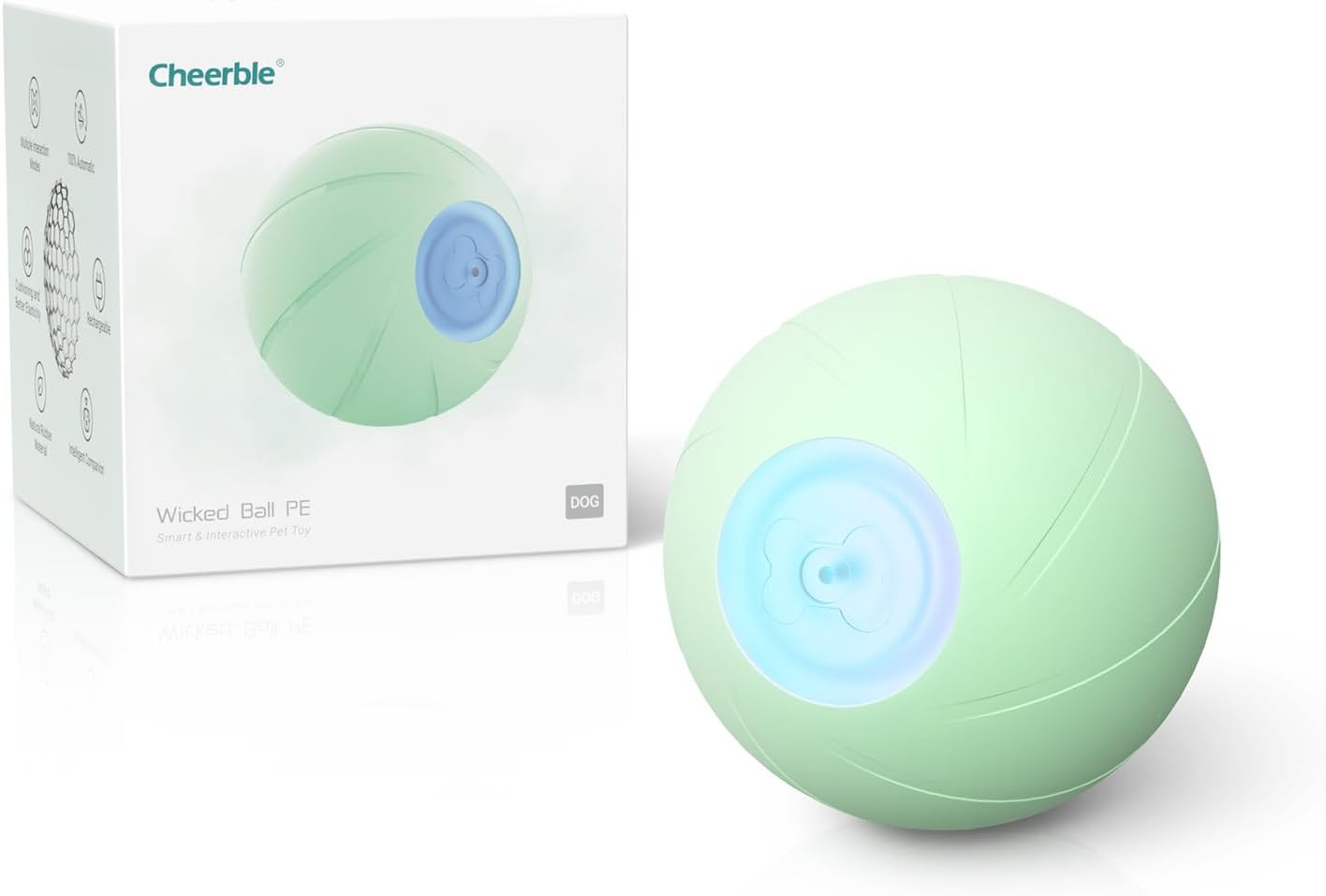 Amazon.com: Cheerble Wickedbone Smart Bone: Interactive & Automatic Dog ...