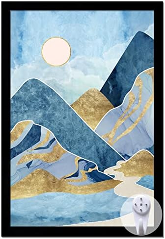 Amazon.com - Frame Amo 8x12 Black Modern Picture Frame, 1 inch Border ...