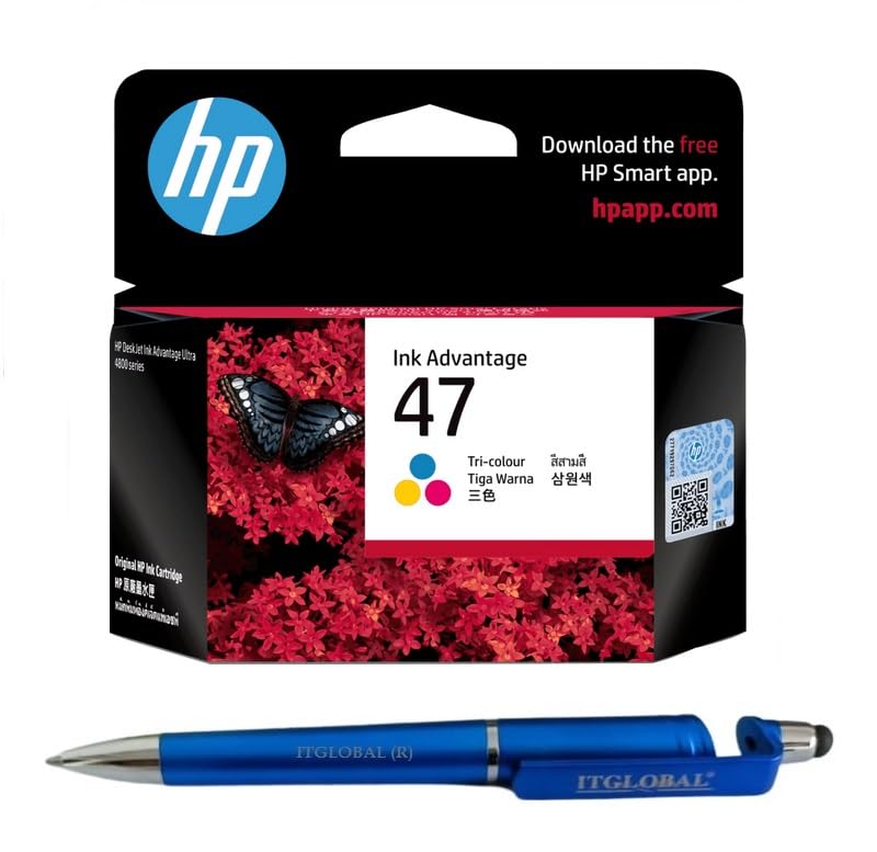 HP 47 Ink Cartridge (Colour) with 3in1 Multi-Function Mobile Phone ...