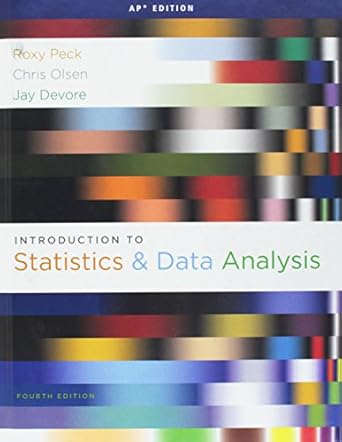 Introduction to Statistics and Data Analysis (AP(R) Edition): Roxy Peck, Chris Olsen, Jay Devore ...