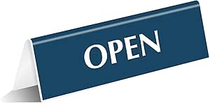 Amazon.com : SmartSign Open Table Top Tent Sign, 2" x 6" Acrylic V ...