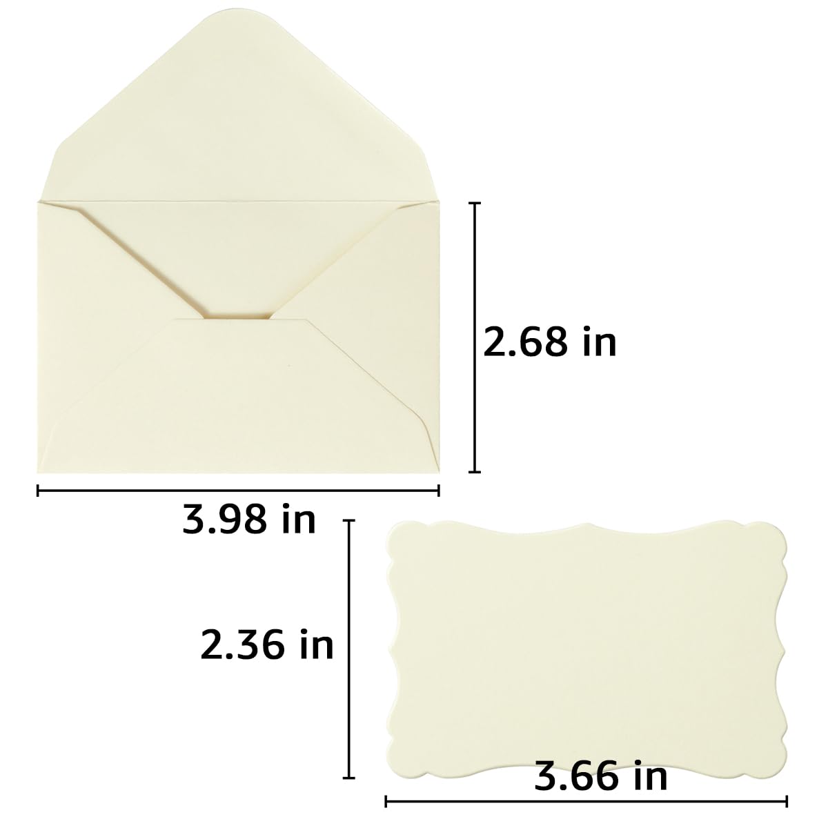Snapklik.com : 100 Pack Mini Envelopes