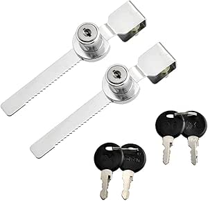 JZK 2X Sliding Glass Door Ratchet Lock with Different Key, Glass ...